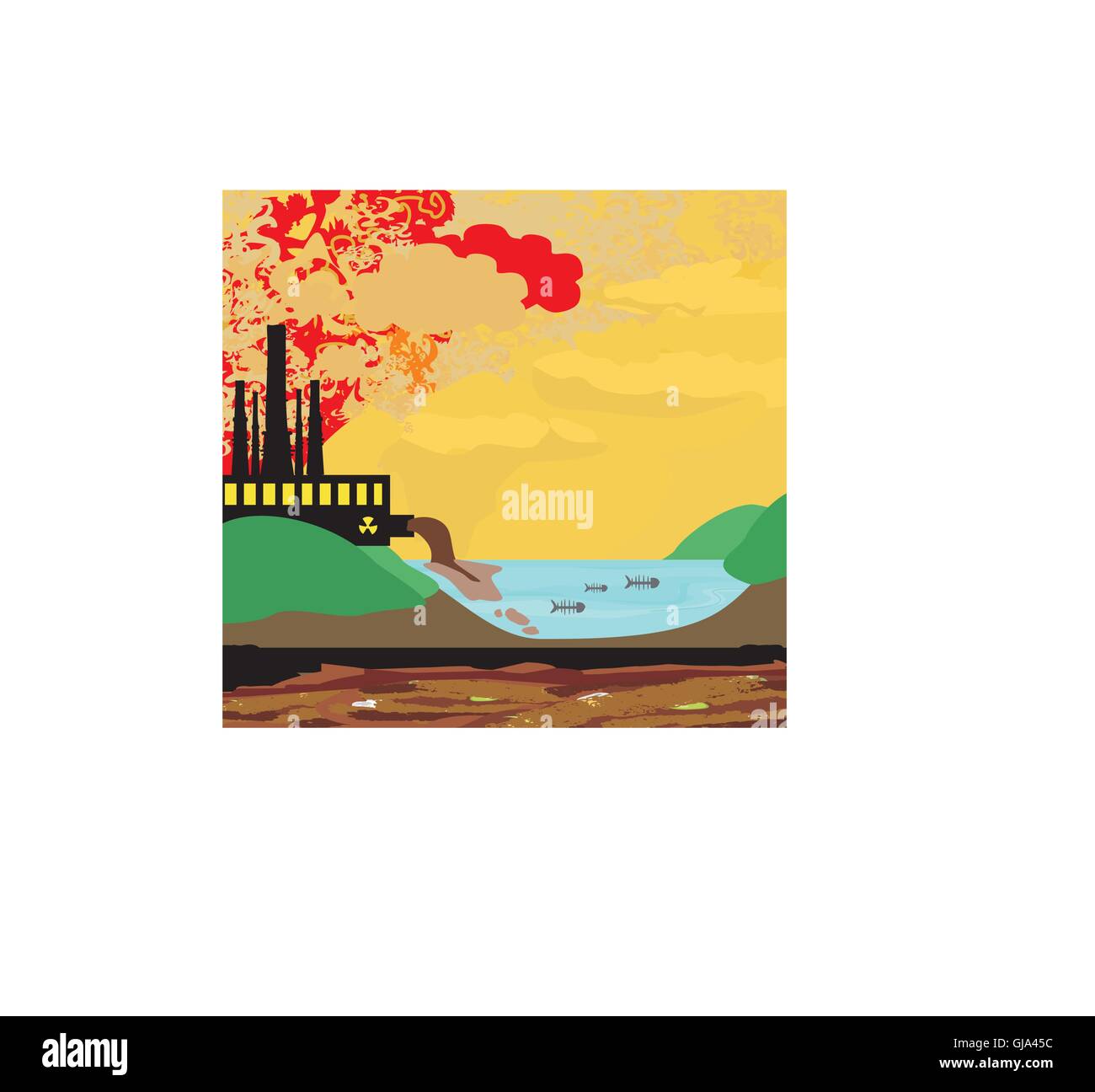 Polluting the Cut Out Stock Images & Pictures - Alamy