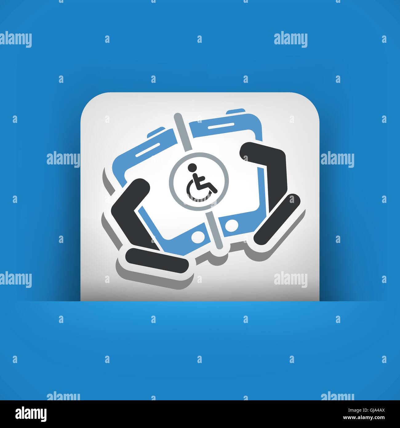 Disabled people connection Stock Vector Image & Art - Alamy