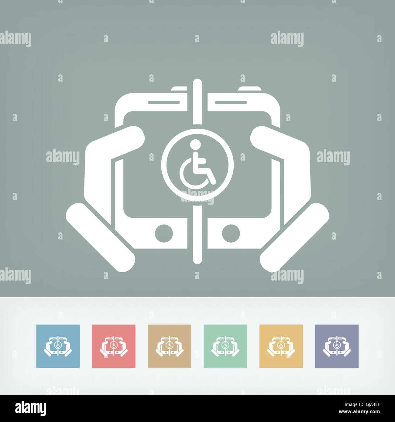 Disabled people connection Stock Vector Image & Art - Alamy