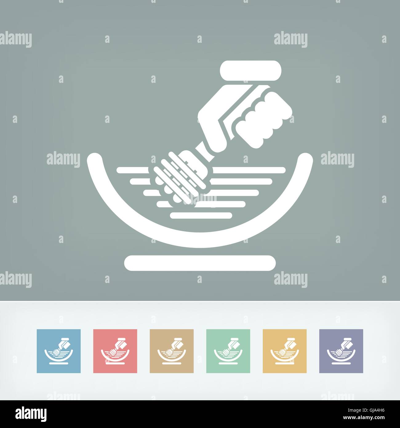 Illustration of spaghetti icon concept Stock Vector Image & Art - Alamy