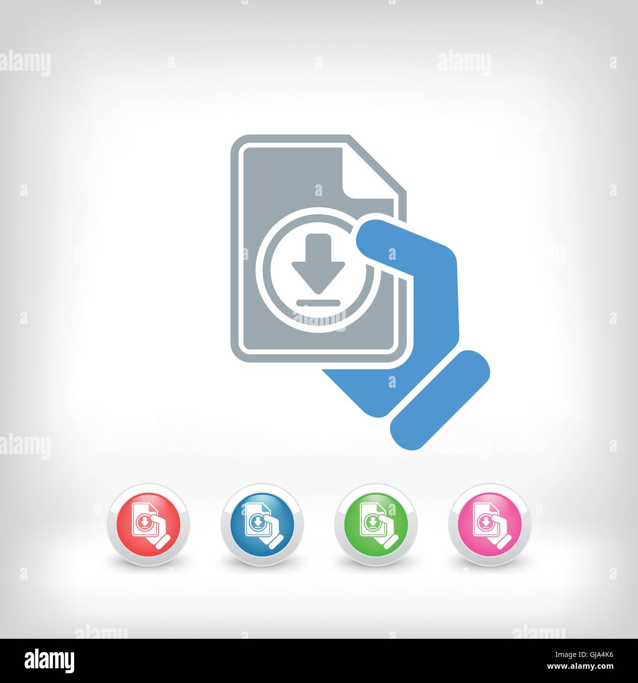 Download document link Stock Vector Image & Art - Alamy