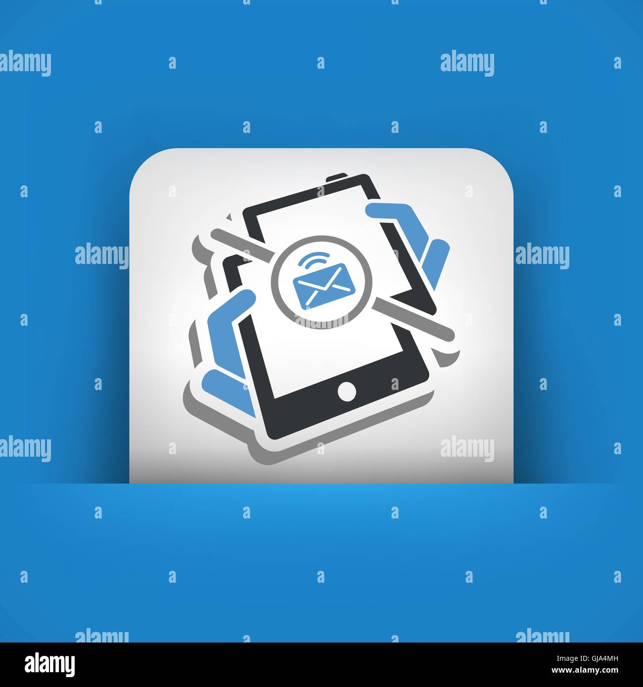 Message sending icon Stock Vector Image & Art - Alamy