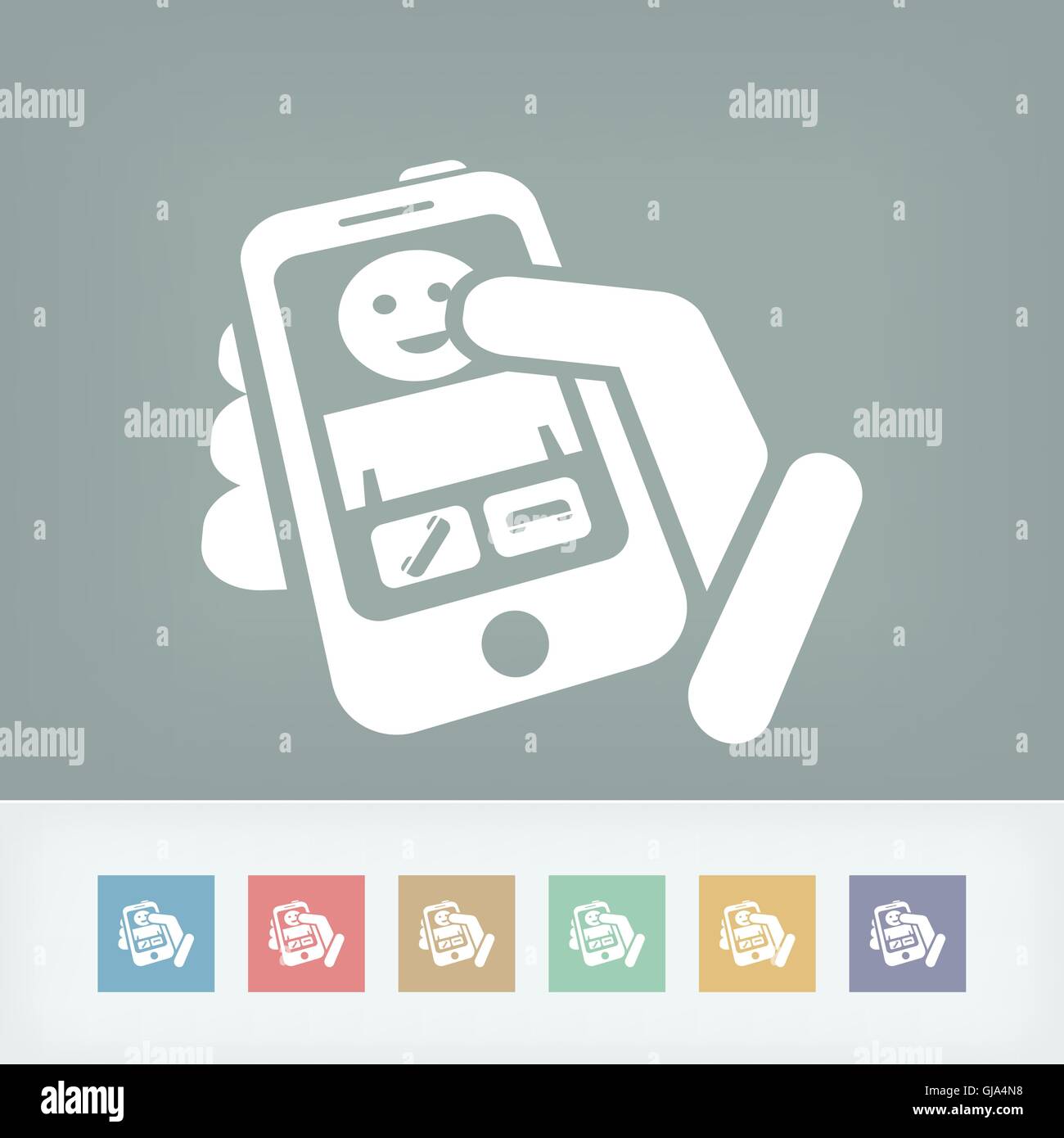 Incoming call icon Stock Vector Image & Art - Alamy