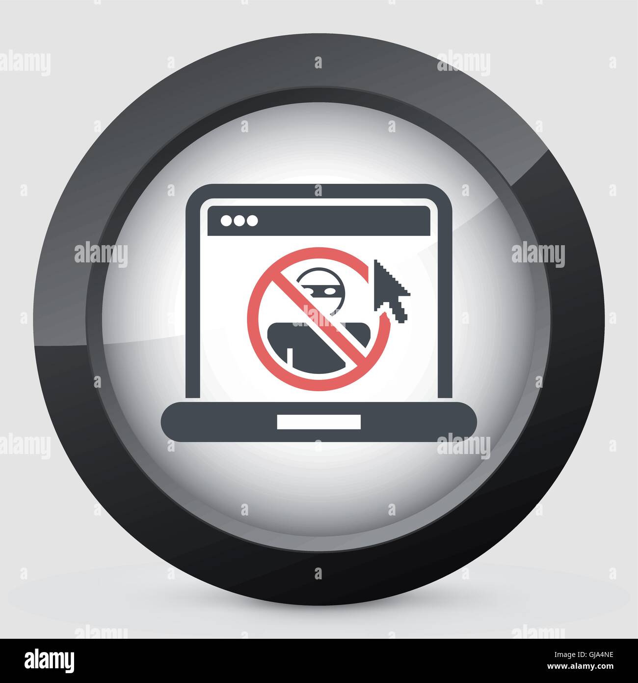 Accessing data Stock Vector Images - Alamy