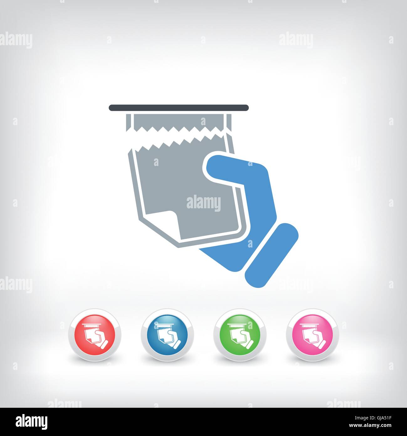 Snatch sheet paper Stock Vector Image & Art - Alamy