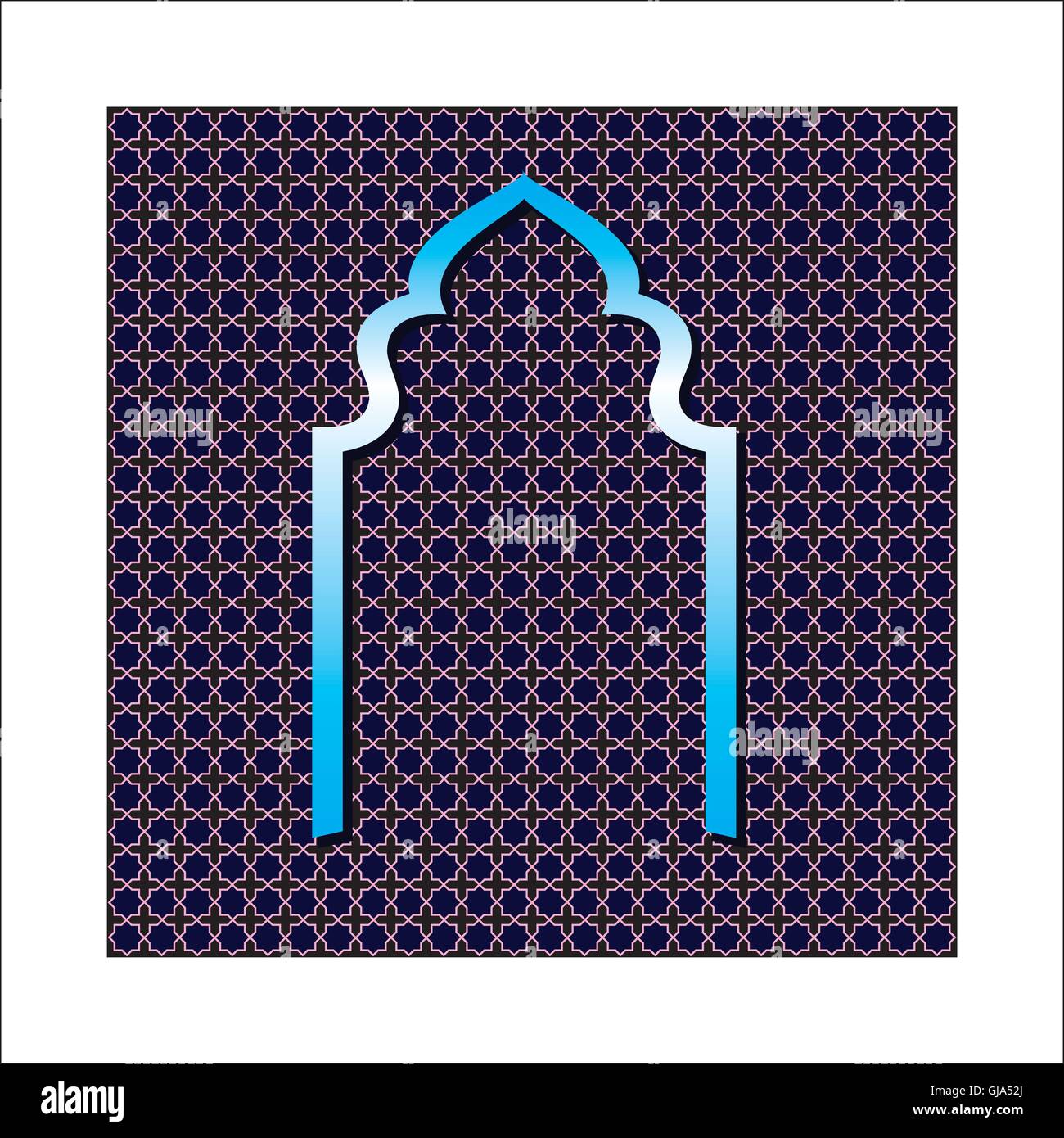 islamic art arch Stock Vector Image & Art - Alamy