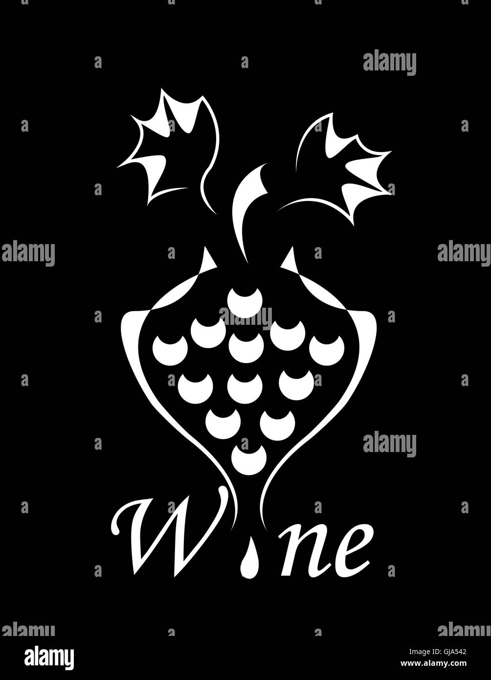 Vine symbol hi-res stock photography and images - Alamy