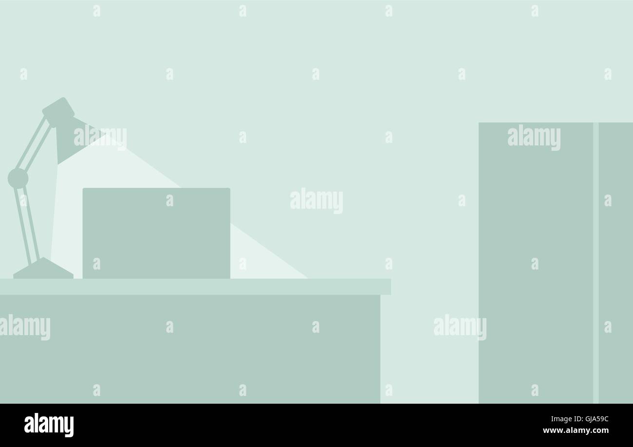 Flat Office Background Stock Vector Image & Art - Alamy