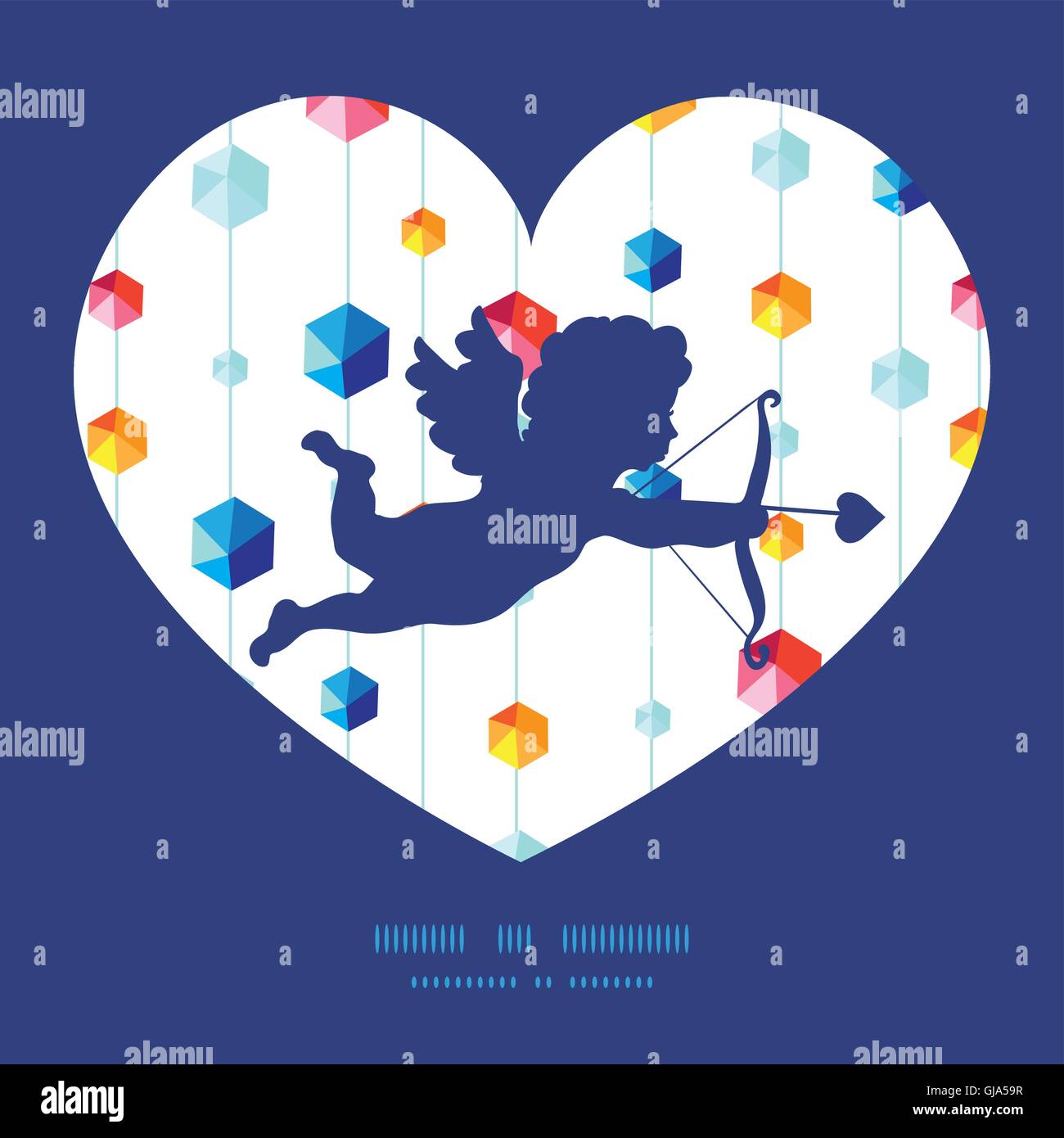 Cupid shooting love arrow vector hi-res stock photography and images ...