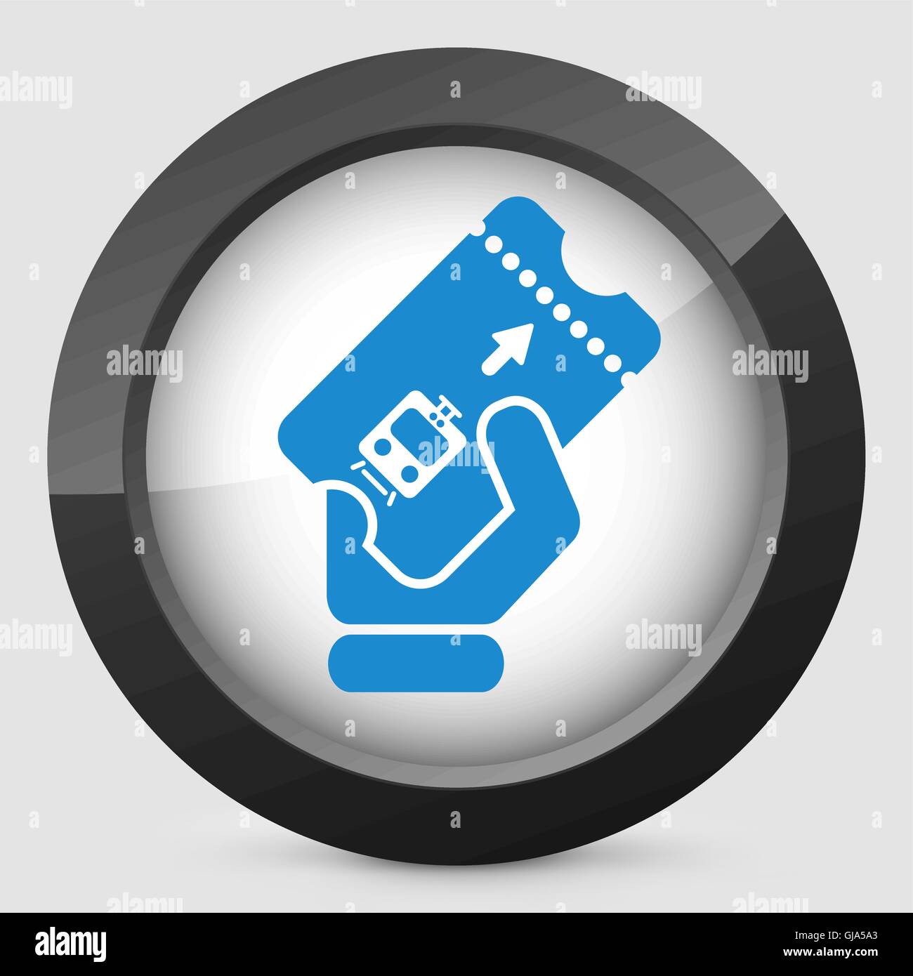 Train ticket icon Stock Vector Image & Art - Alamy