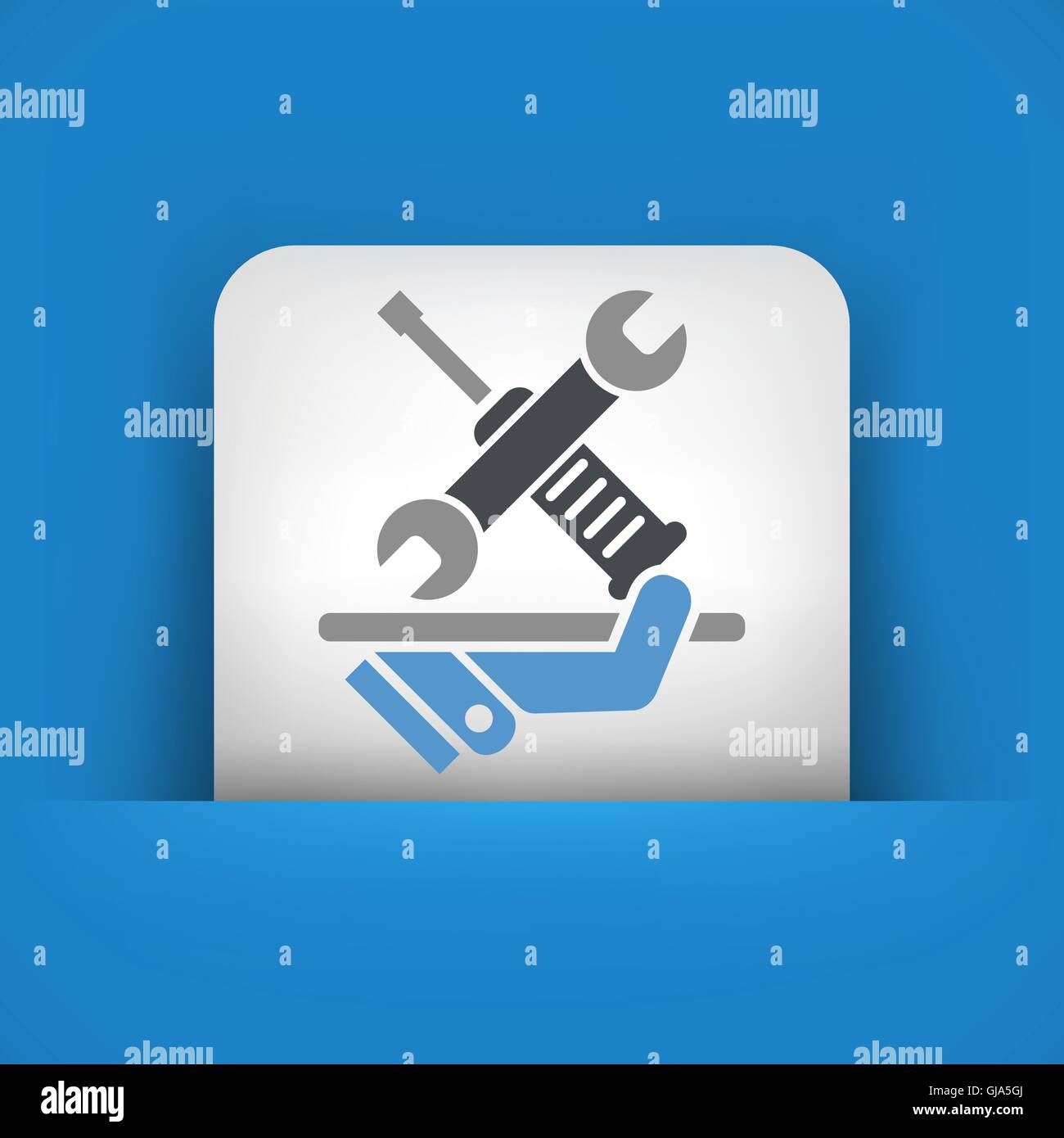 Technical service technician Stock Vector Images - Alamy