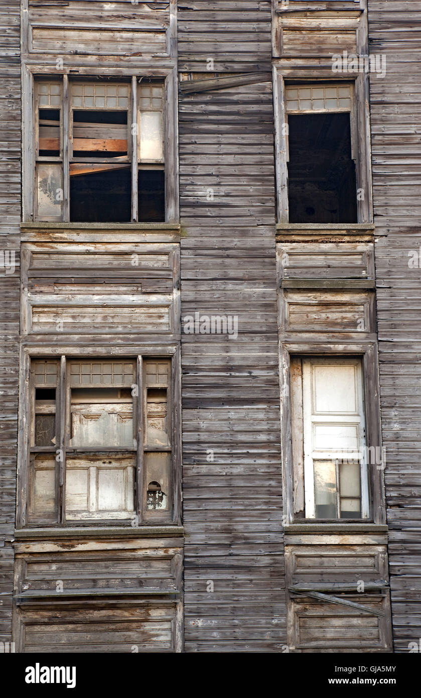 Wooden house, house, architecture, decayed Stock Photo - Alamy