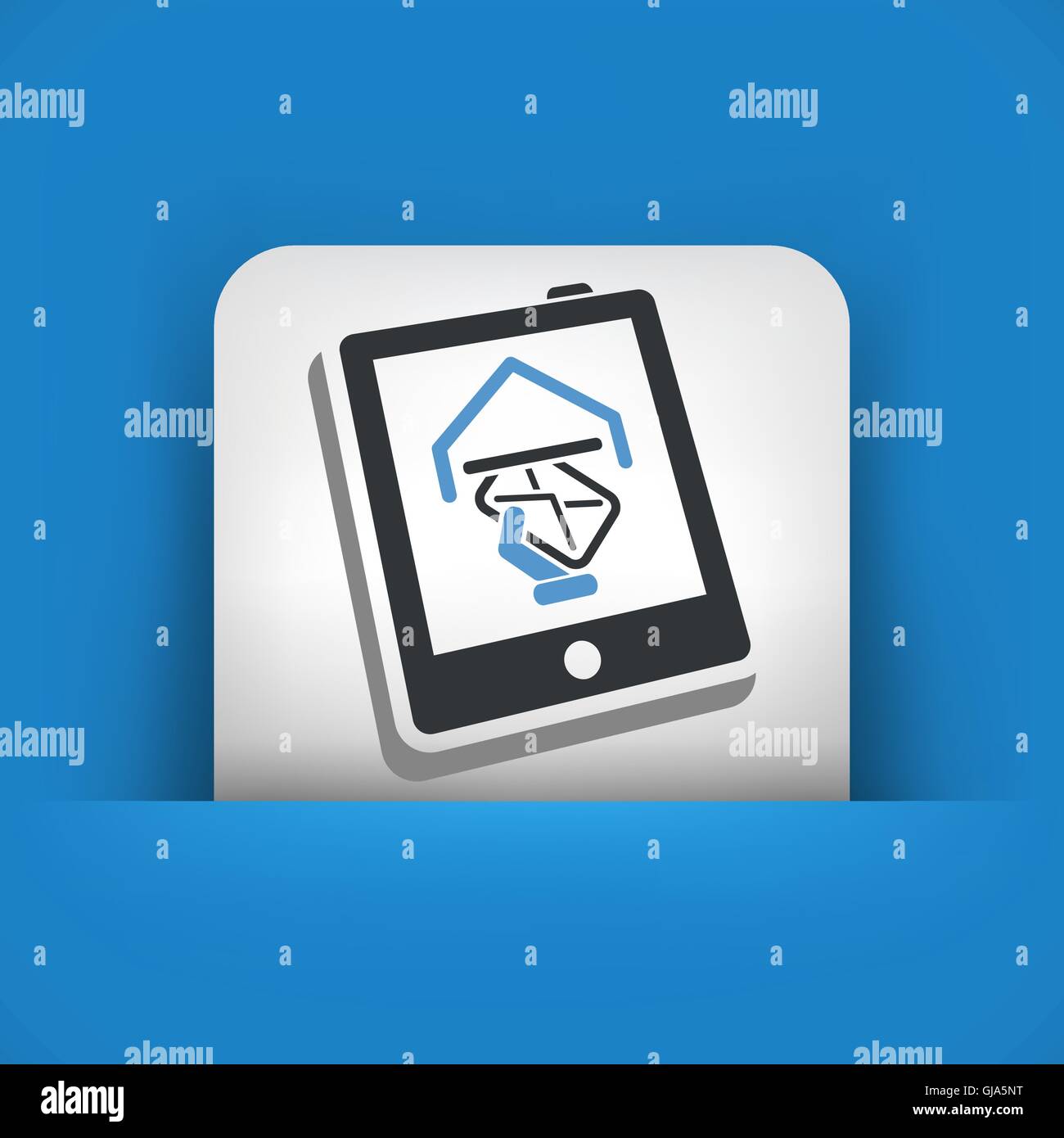 Tablet mail icon Stock Vector Image & Art - Alamy