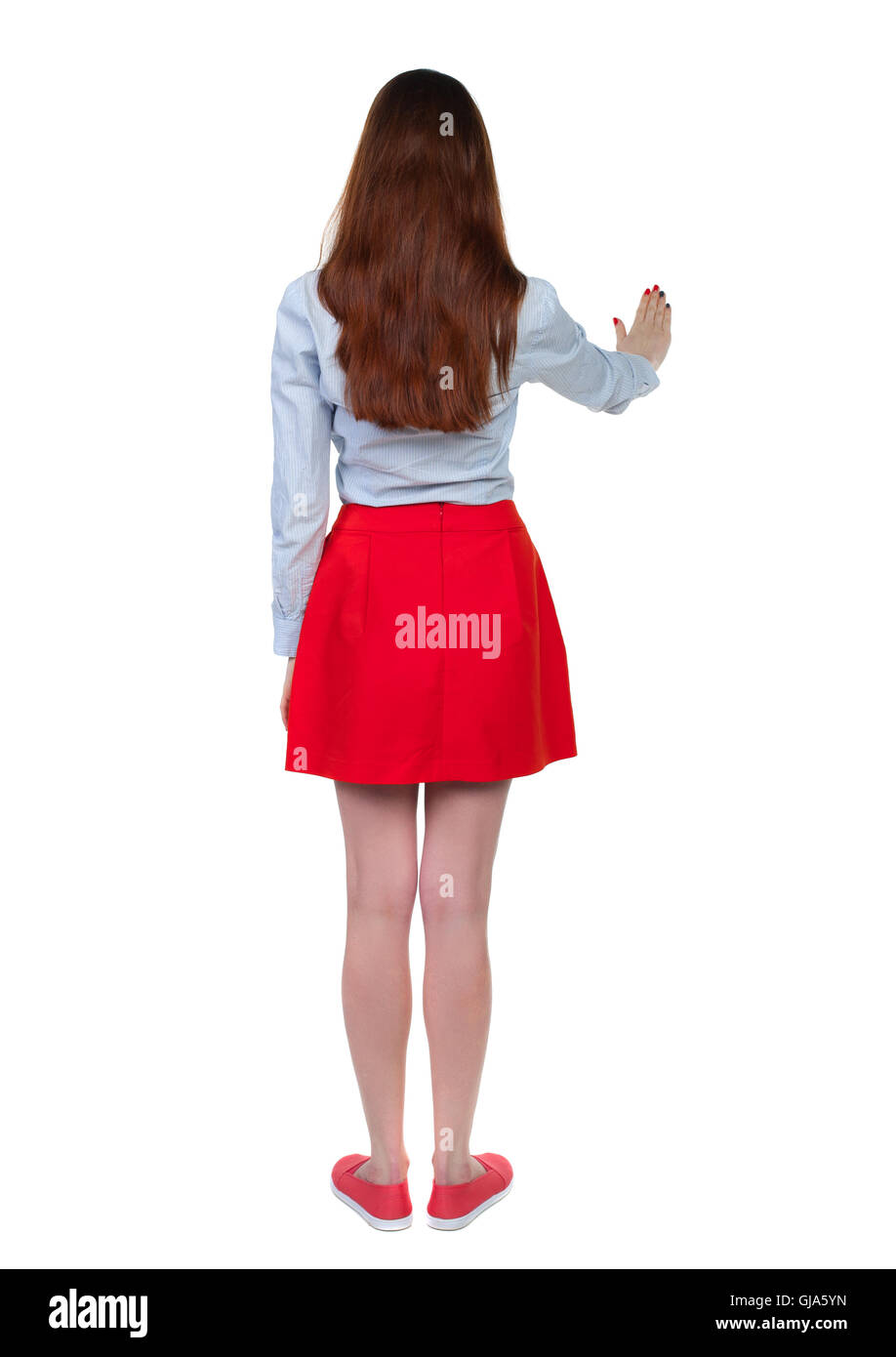 back view of woman Stock Photo - Alamy