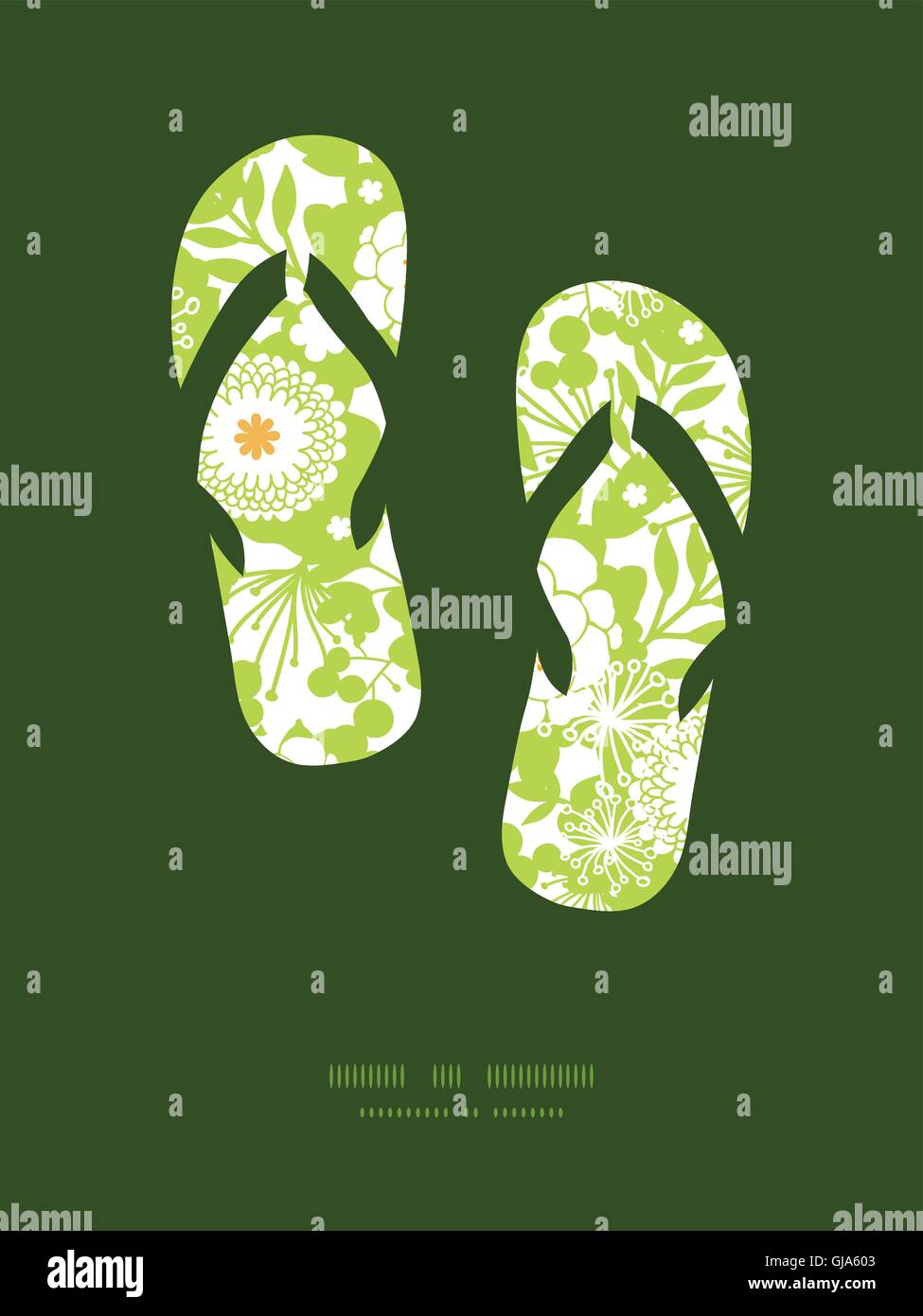 Golden flip flops Stock Vector Images - Alamy