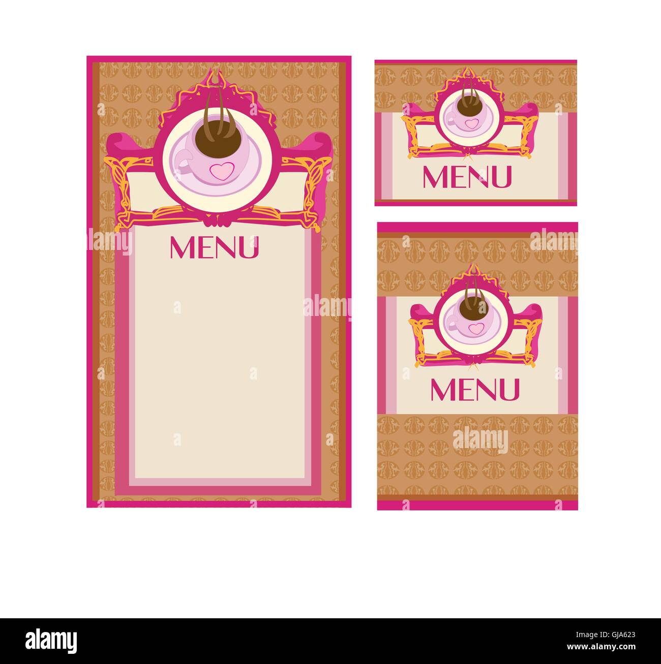 Coffee shop advertisement Cut Out Stock Images & Pictures - Alamy