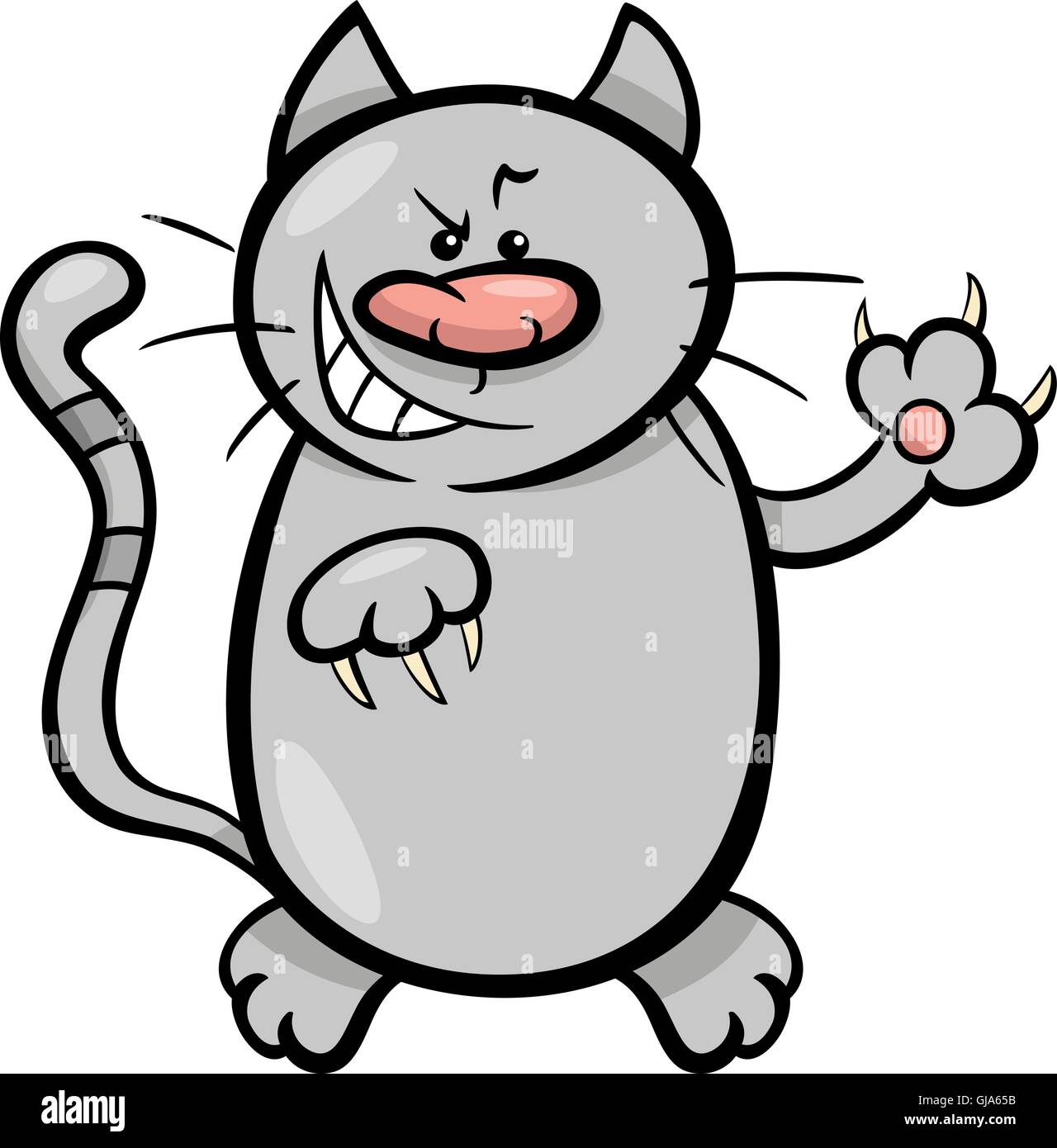 cat claws cartoon illustration Stock Vector Image & Art - Alamy