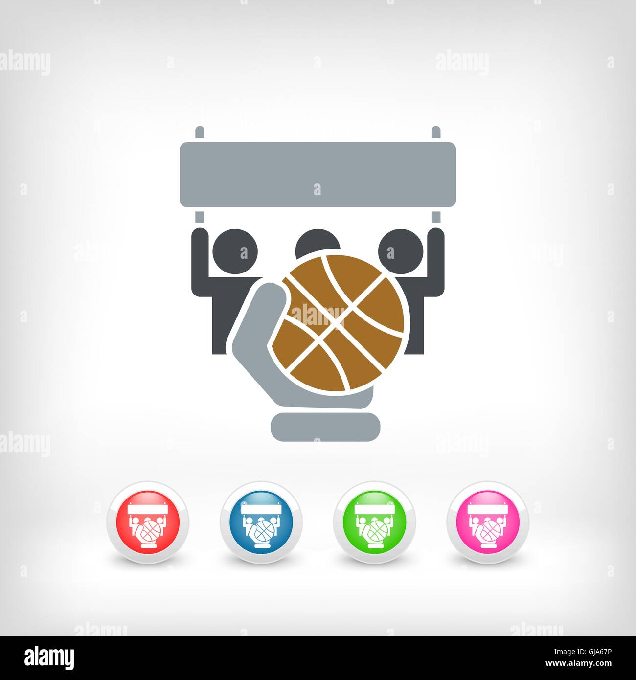 Basketball crowd cheering Stock Vector Images - Alamy