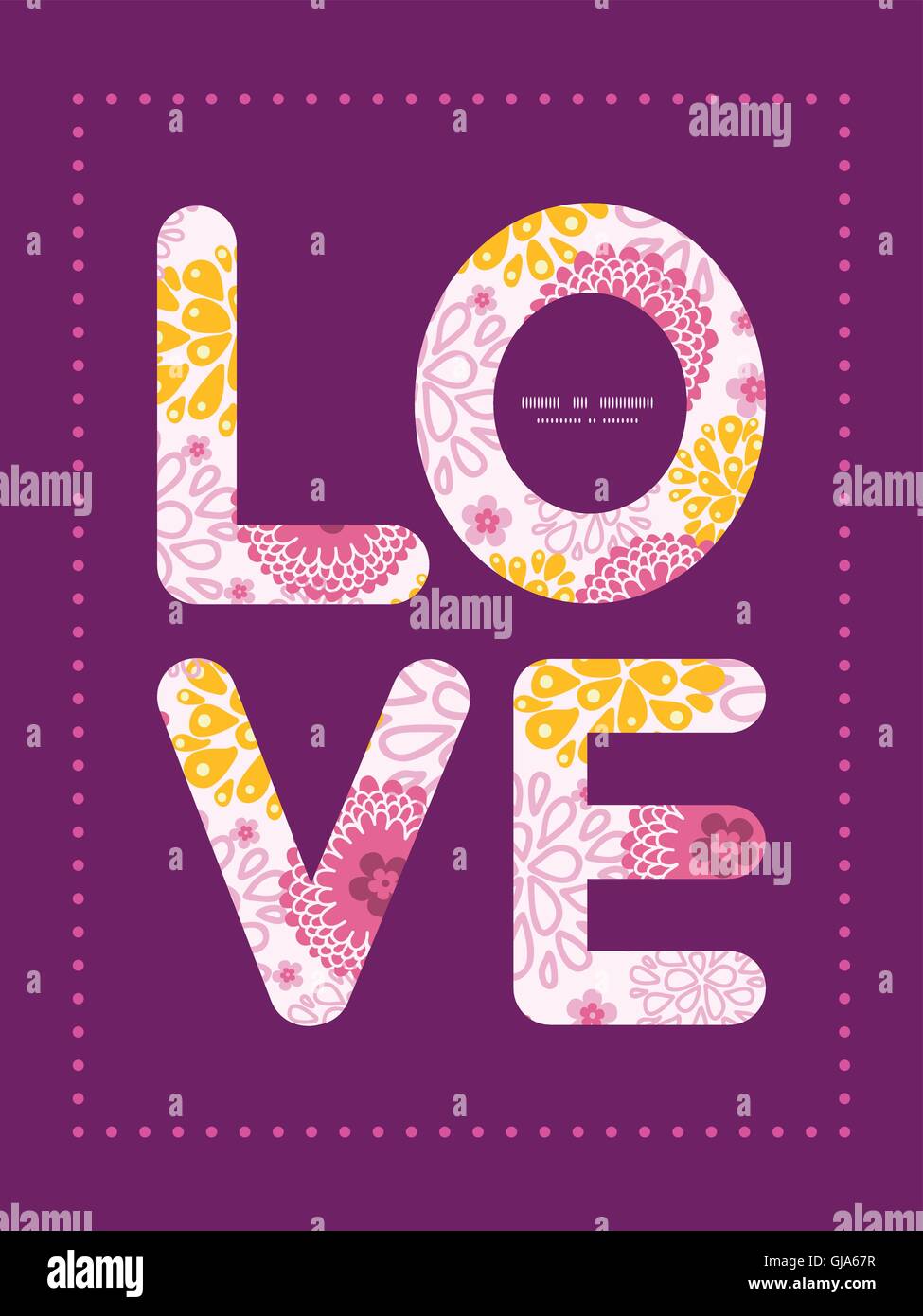 Set love letters pink Stock Vector Images - Alamy