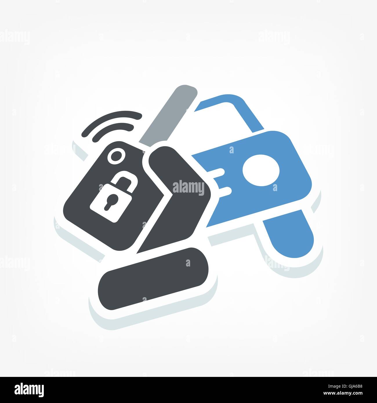 Car remote control key Stock Vector Image & Art - Alamy
