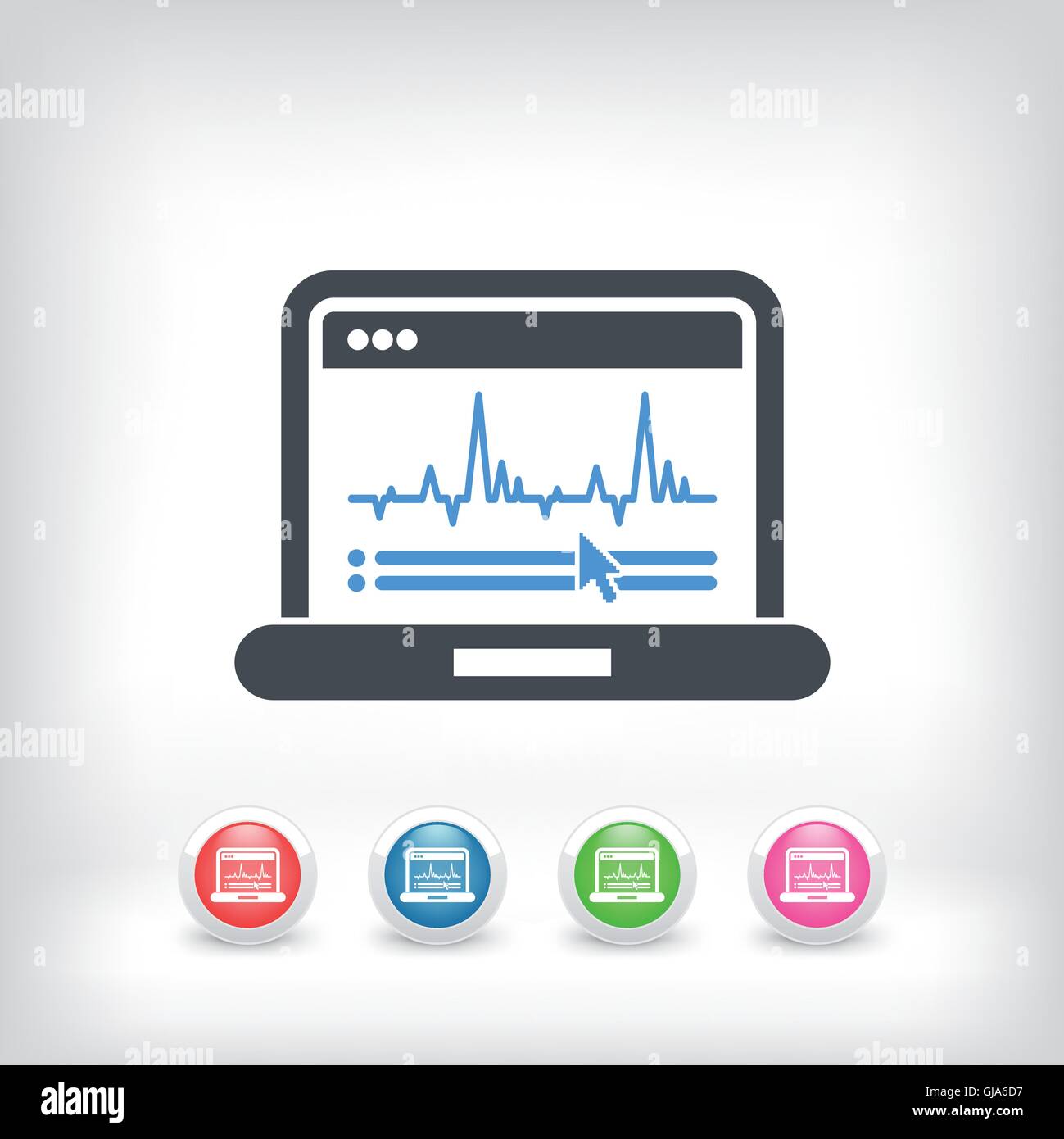 Graphic diagram computer icon Stock Vector Image & Art - Alamy
