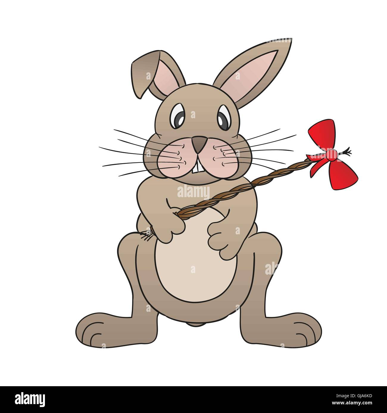 Easter holiday rabbit holding hi-res stock photography and images - Alamy