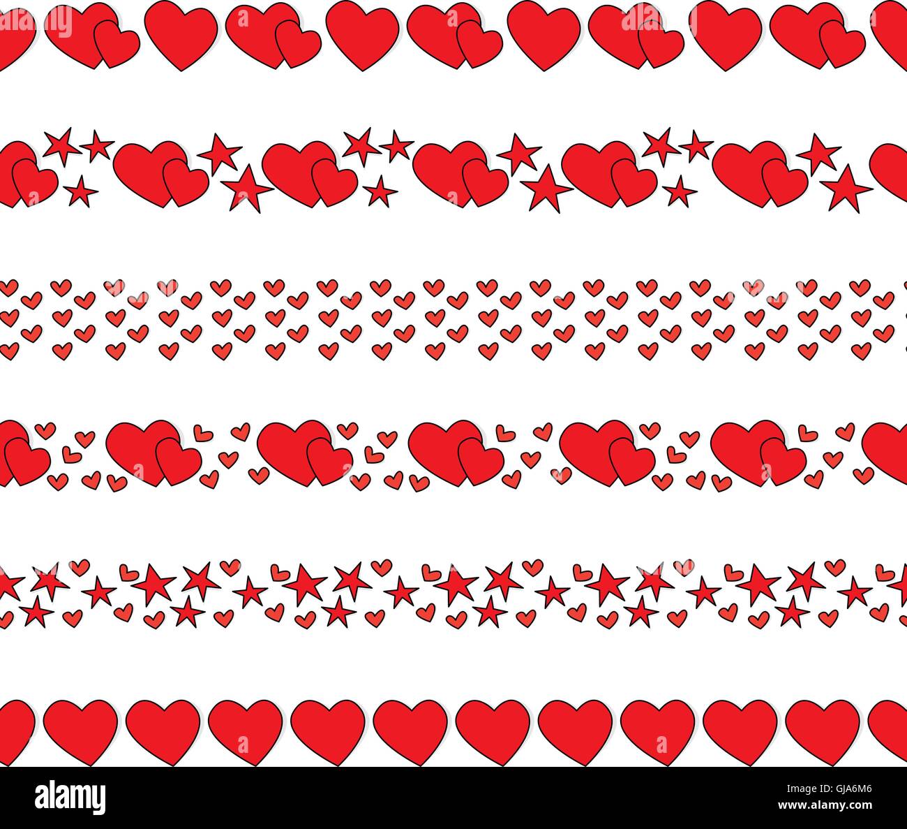 Romantic borders Stock Vector Images - Alamy