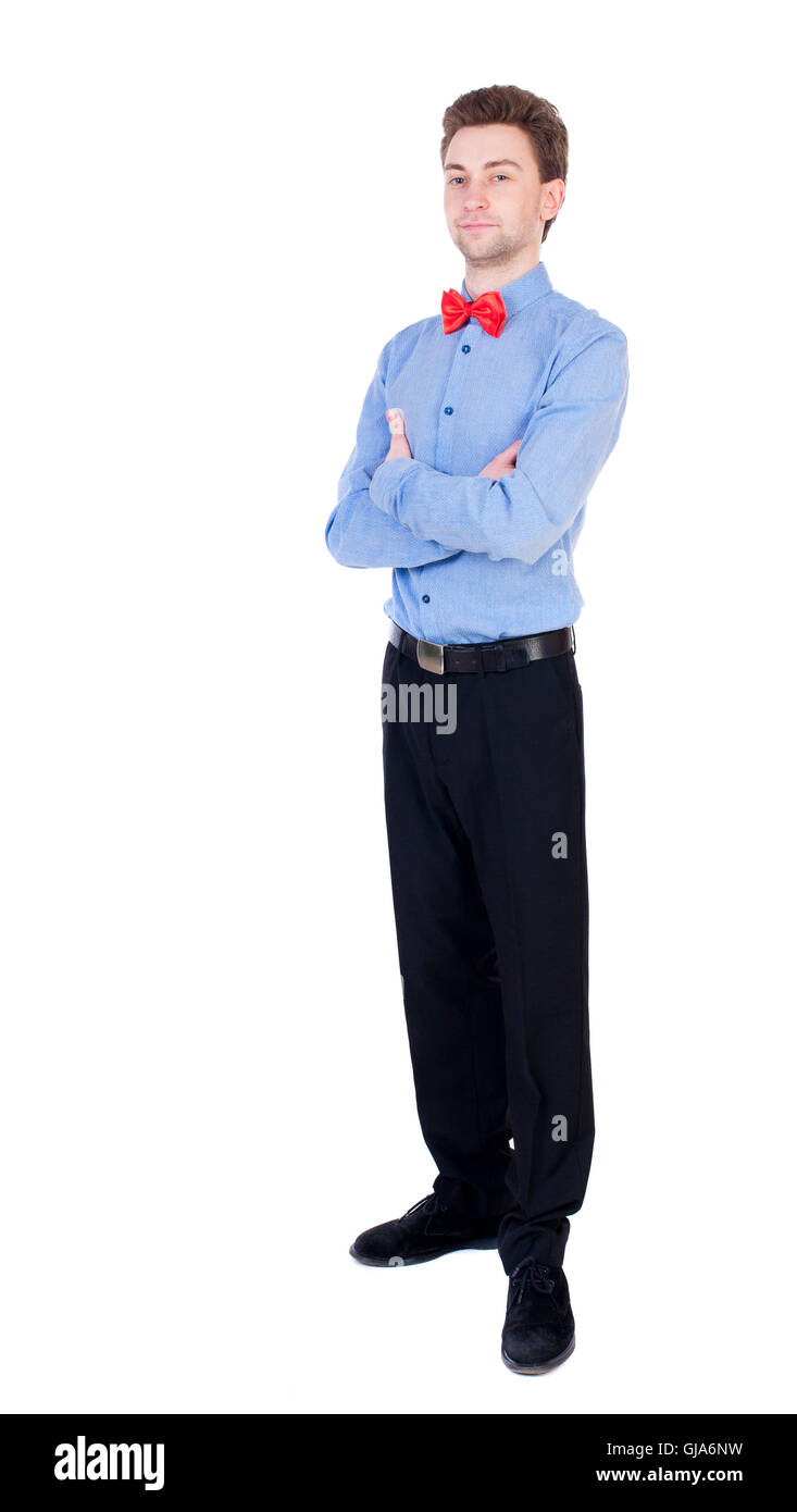 Referee suit and tie butterfly separates boxers Stock Photo - Alamy