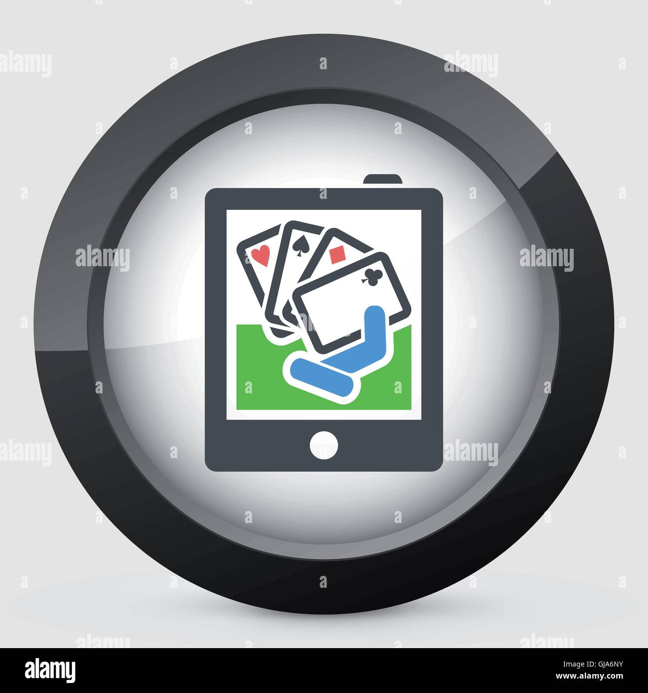 Poker game icon Stock Vector Image & Art - Alamy