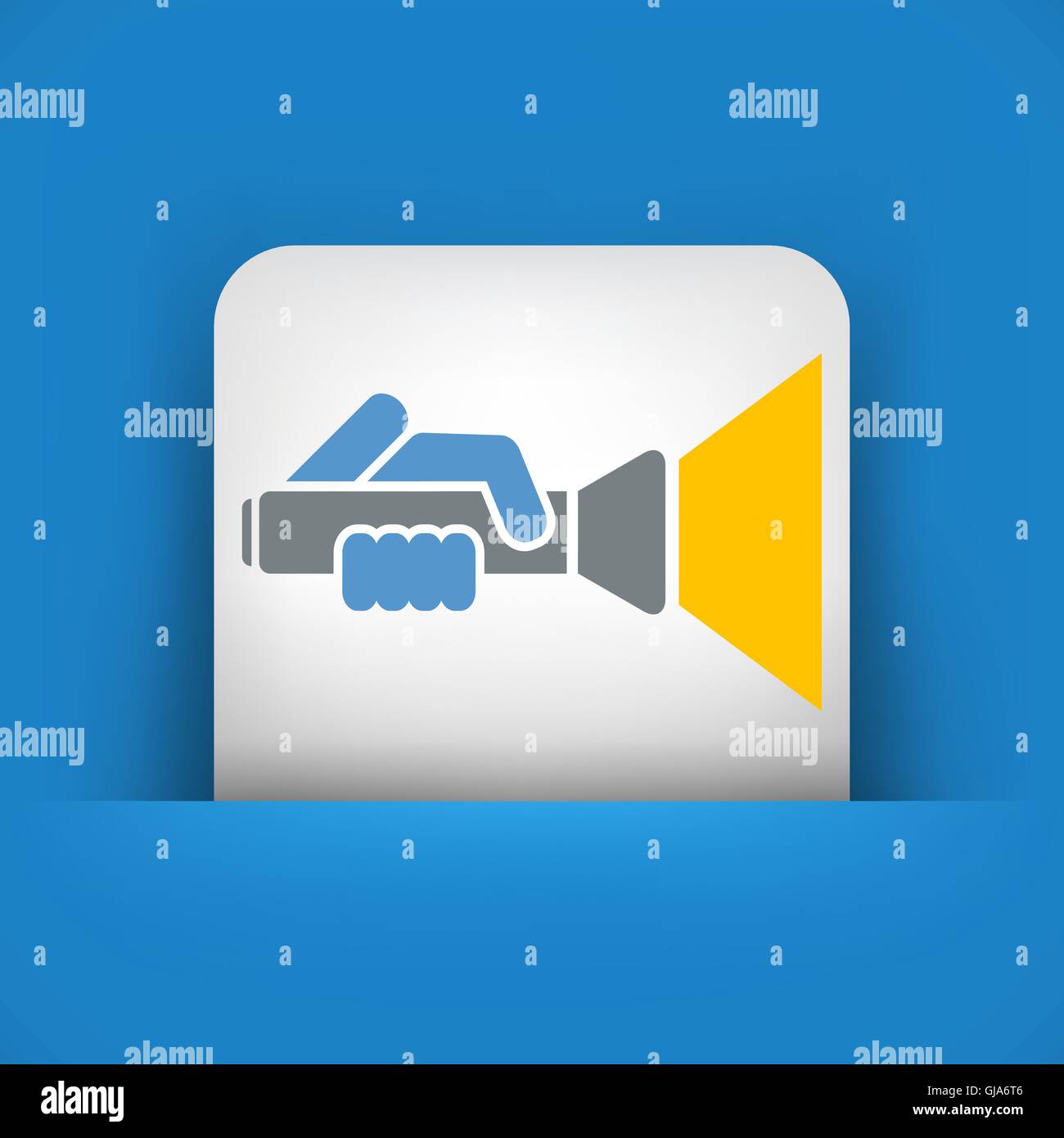 Light switch and hand Stock Vector Images - Alamy