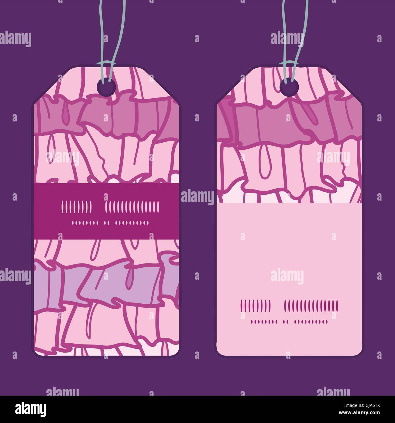 Stripe frill dress Stock Vector Images - Alamy