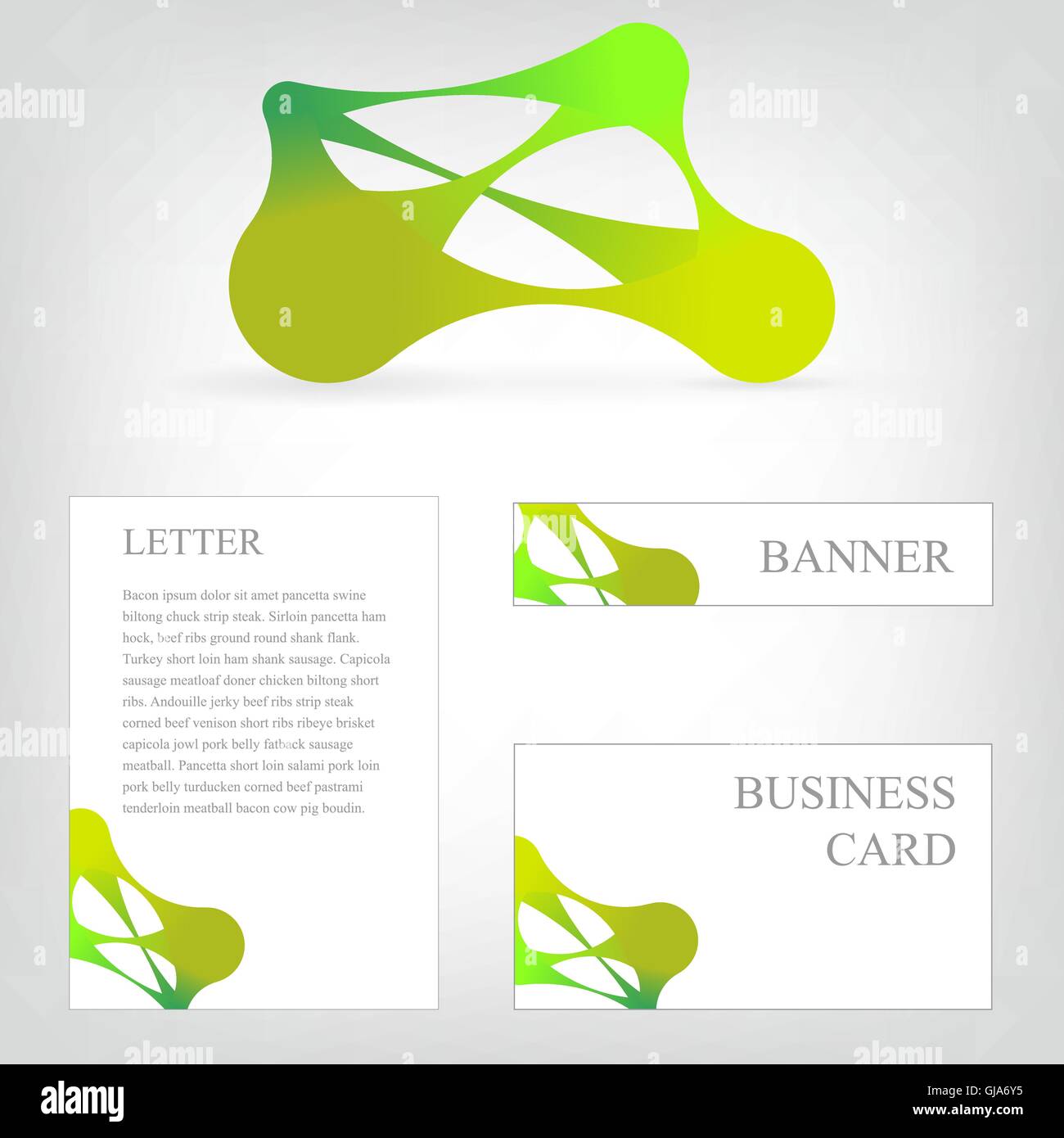 Goo logo design Stock Vector Images - Alamy