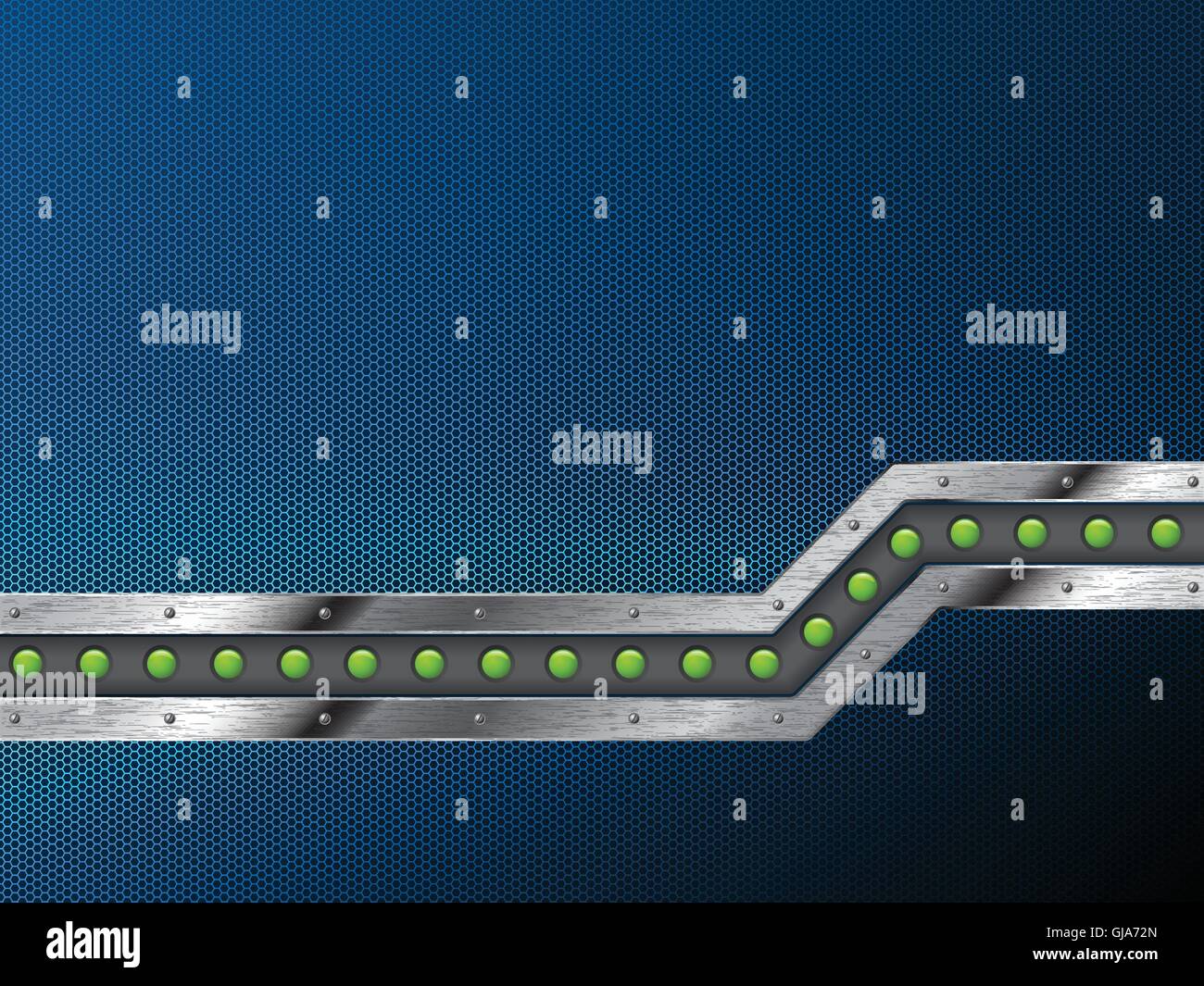 Abstract technology background design with grunge metallic bar Stock ...