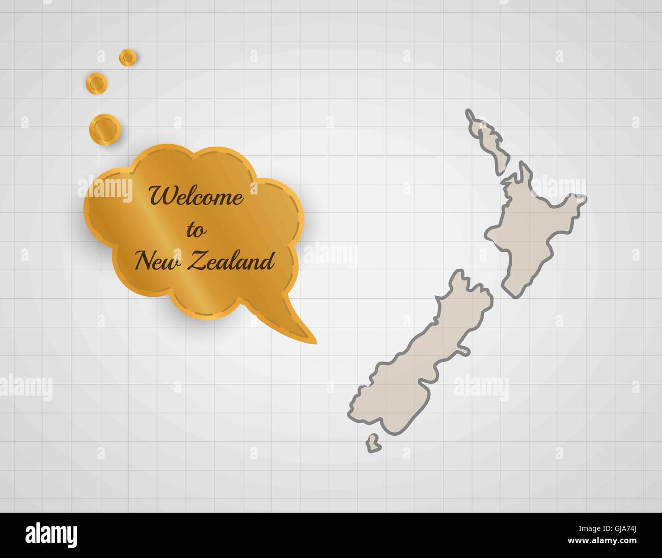 New zealand travel poster Stock Vector Images - Alamy