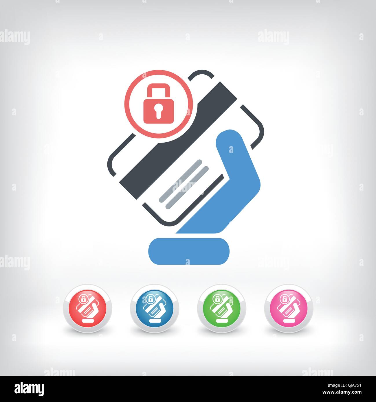 Card locked Stock Vector Images - Alamy