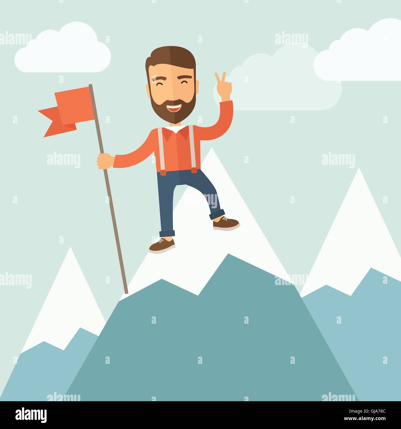 Outdoor leader Stock Vector Images - Alamy