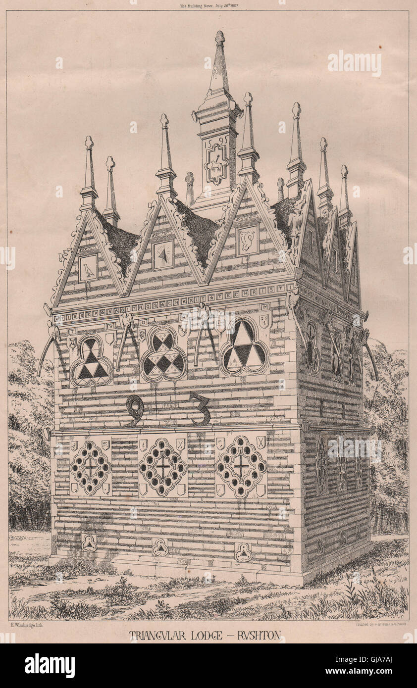 Rushton triangular lodge hi-res stock photography and images - Alamy