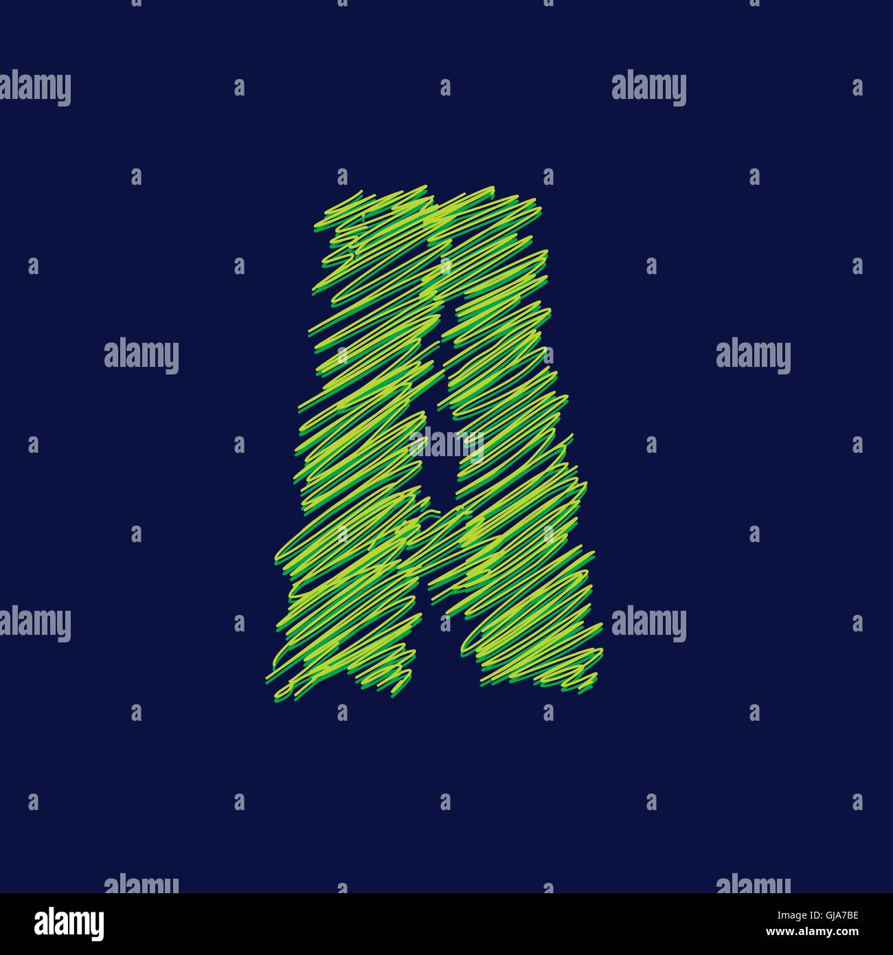 Green Embroidery Typography Stock Vector Image & Art - Alamy