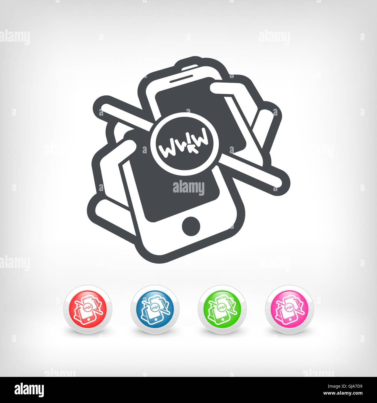 Web connection sharing Stock Vector Image & Art - Alamy