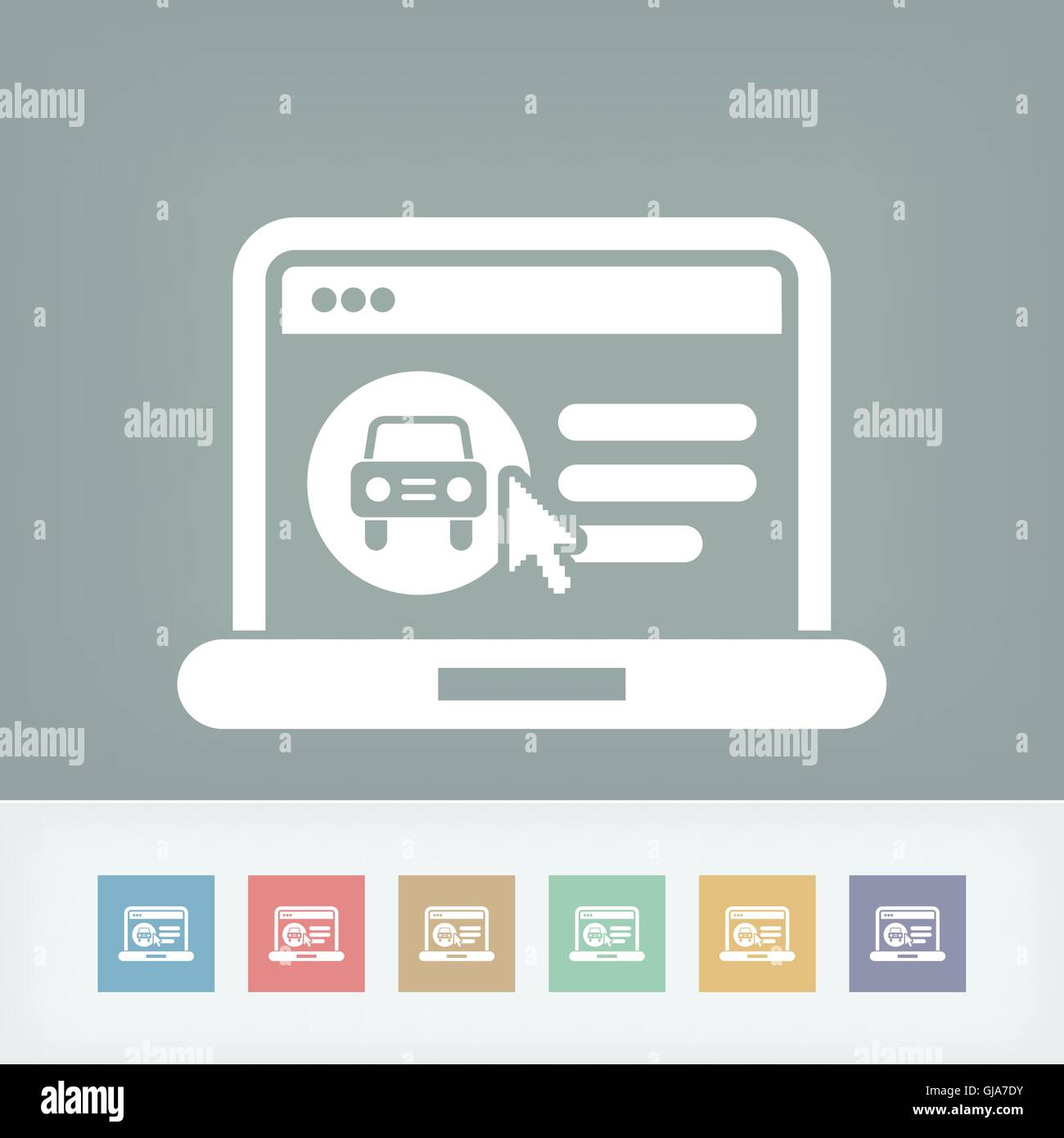 Car commerce website Stock Vector Image & Art - Alamy