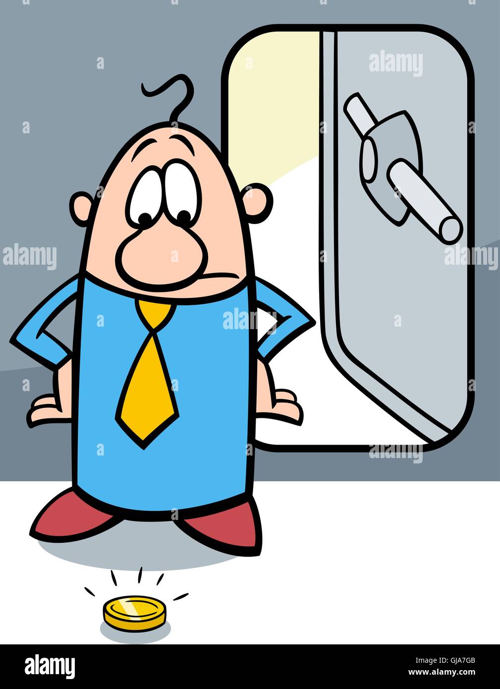 Empty vault Stock Vector Images - Alamy