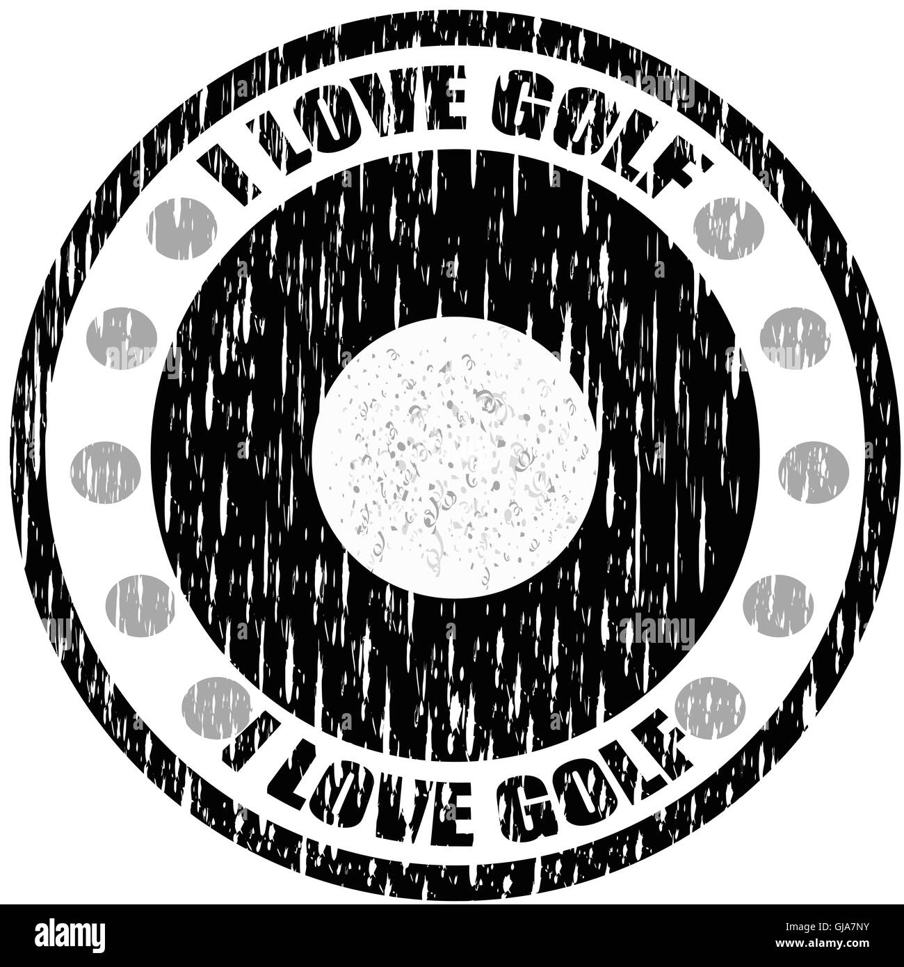 I love golf Stock Vector Image & Art - Alamy