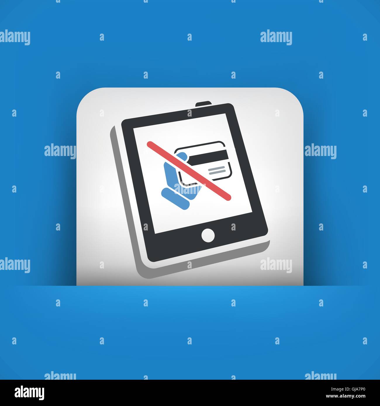 Credit card rejected Stock Vector Image & Art - Alamy