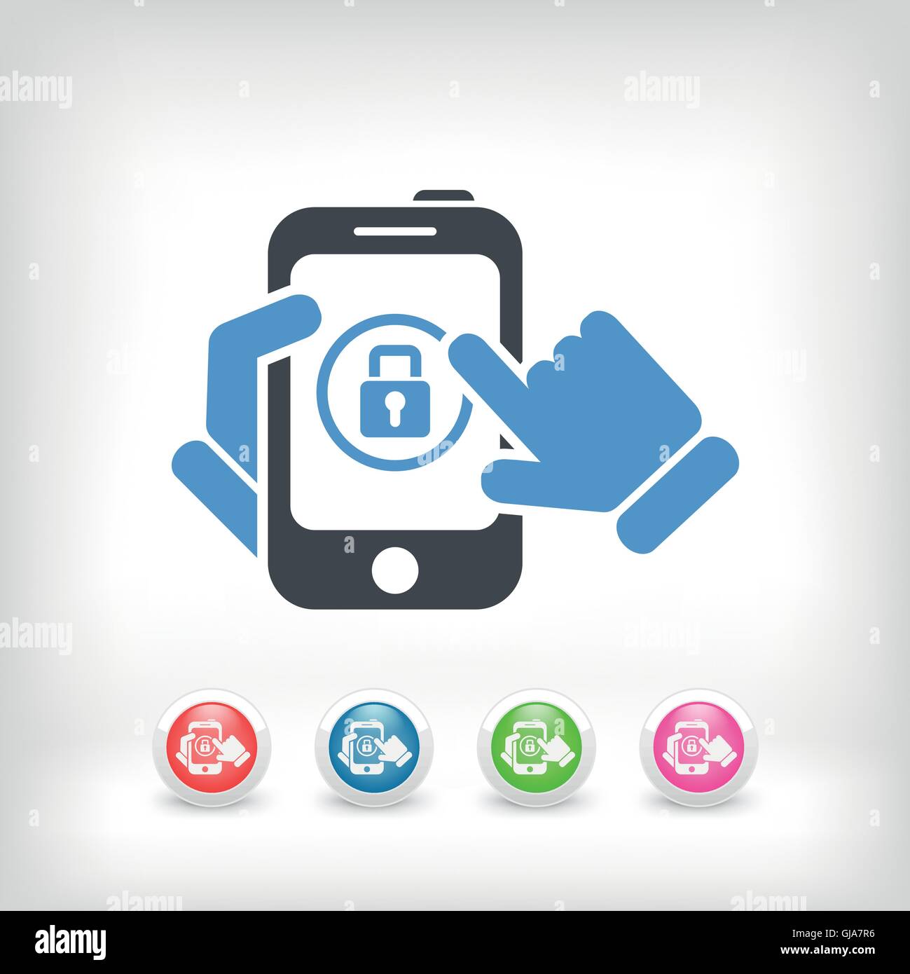 Smartphone password hi-res stock photography and images - Alamy