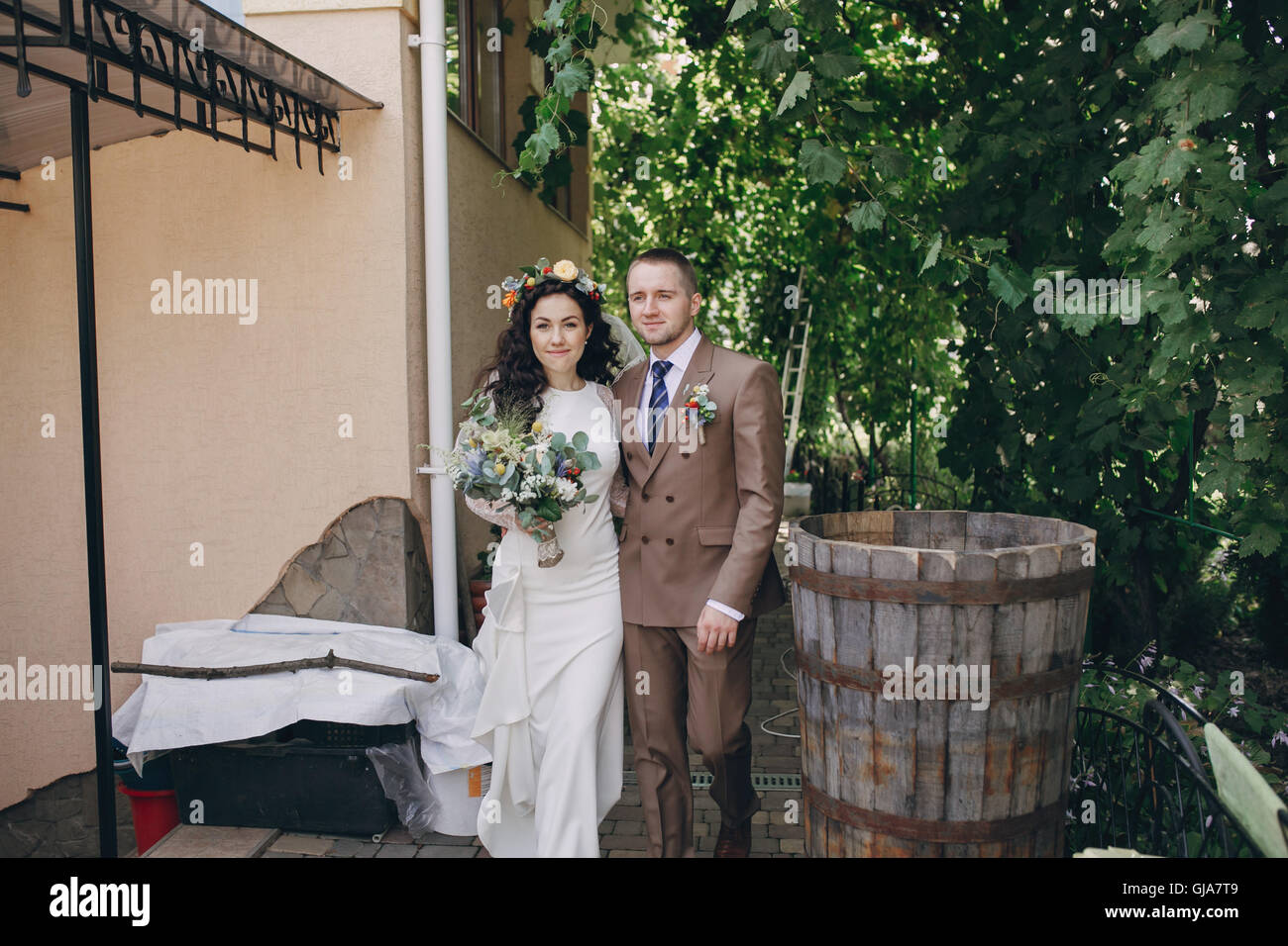 sunny wedding day Stock Photo - Alamy