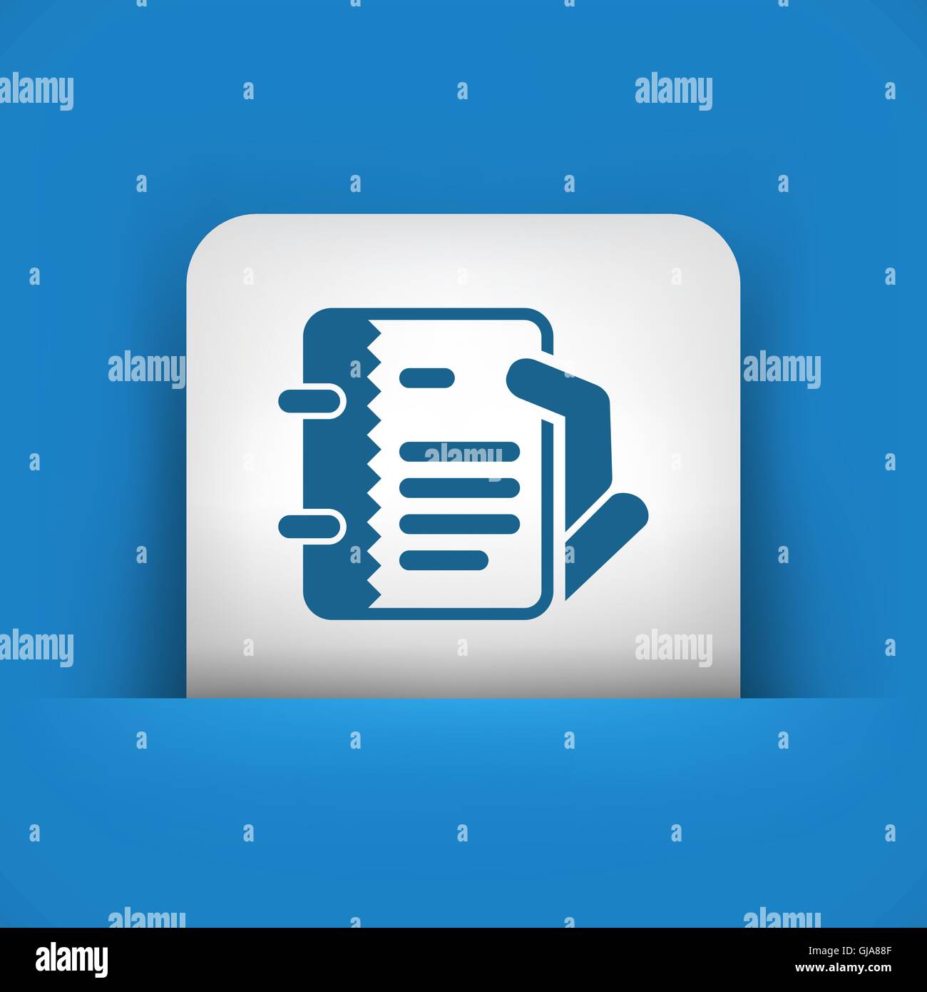Hand hold sticky note Stock Vector Images - Alamy