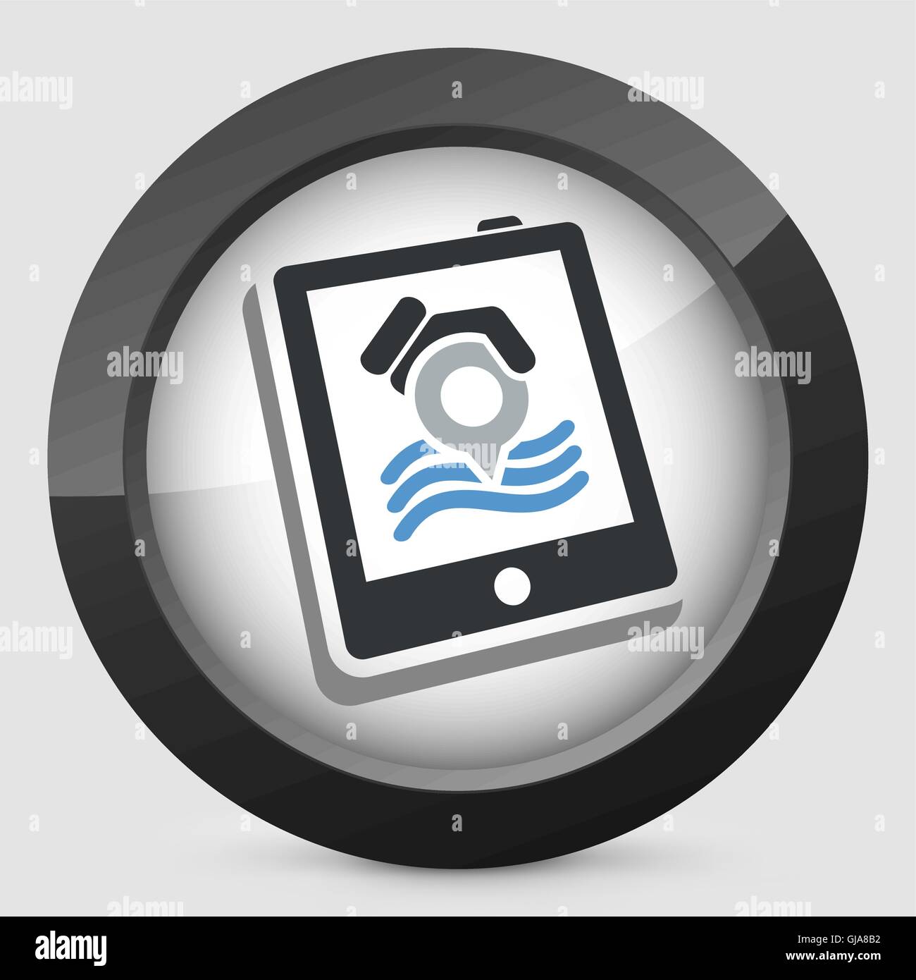 Sea map pointer Stock Vector Image & Art - Alamy