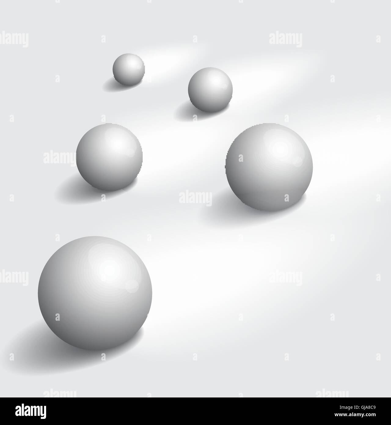 Realistic glass ball shining Stock Vector Images - Alamy