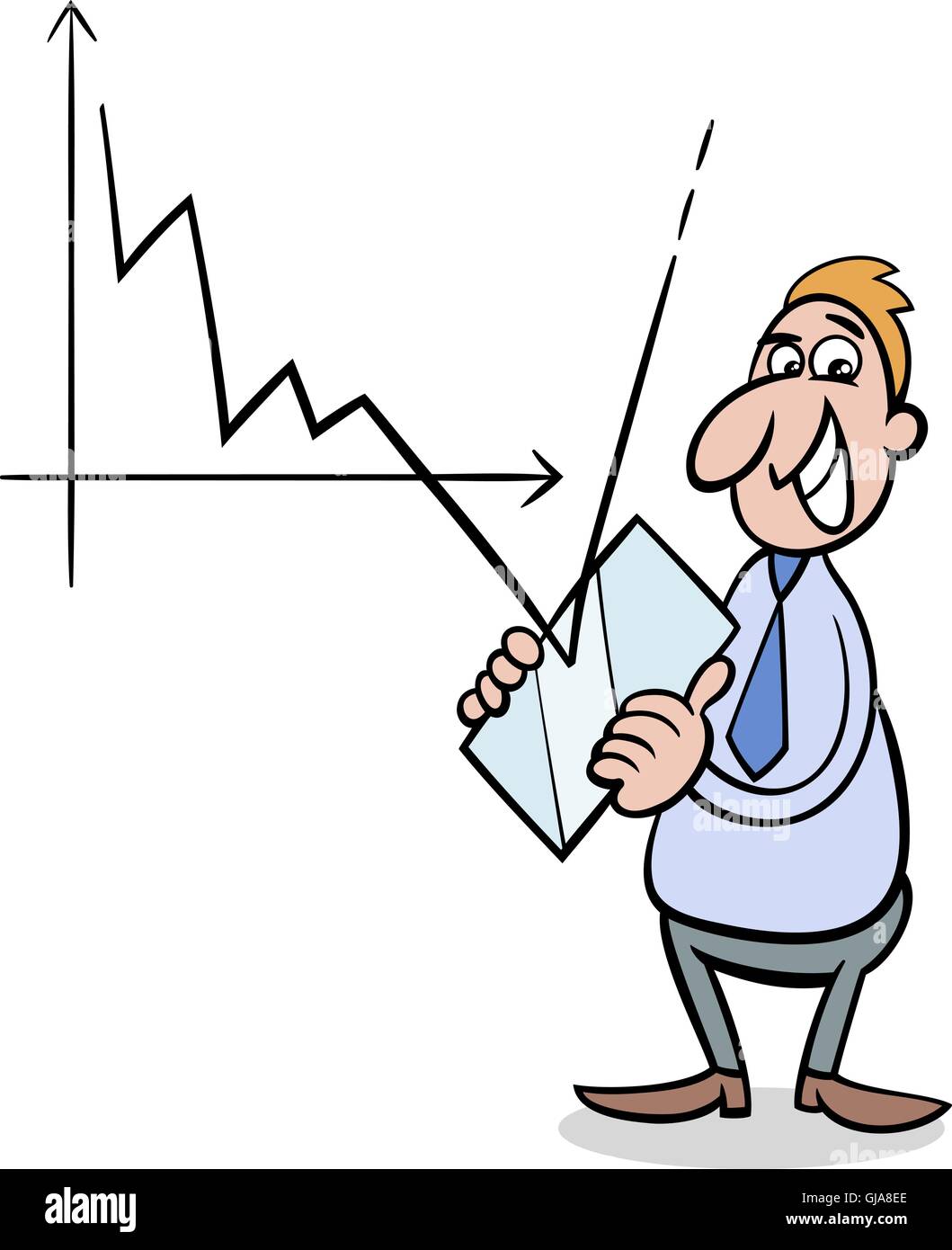 Economic crisis cartoon Stock Vector Images - Alamy