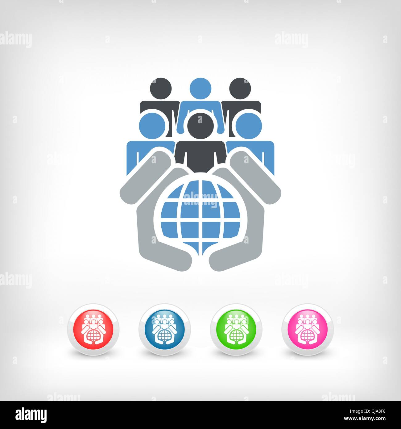 Cultural globalization Stock Vector Images - Alamy